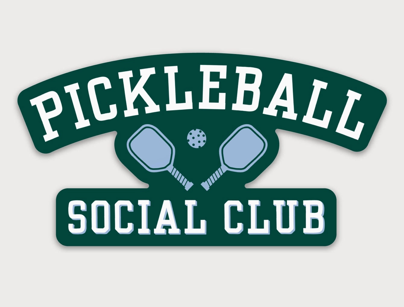 Pickleball Social Club Sticker – Prairie Girl the label